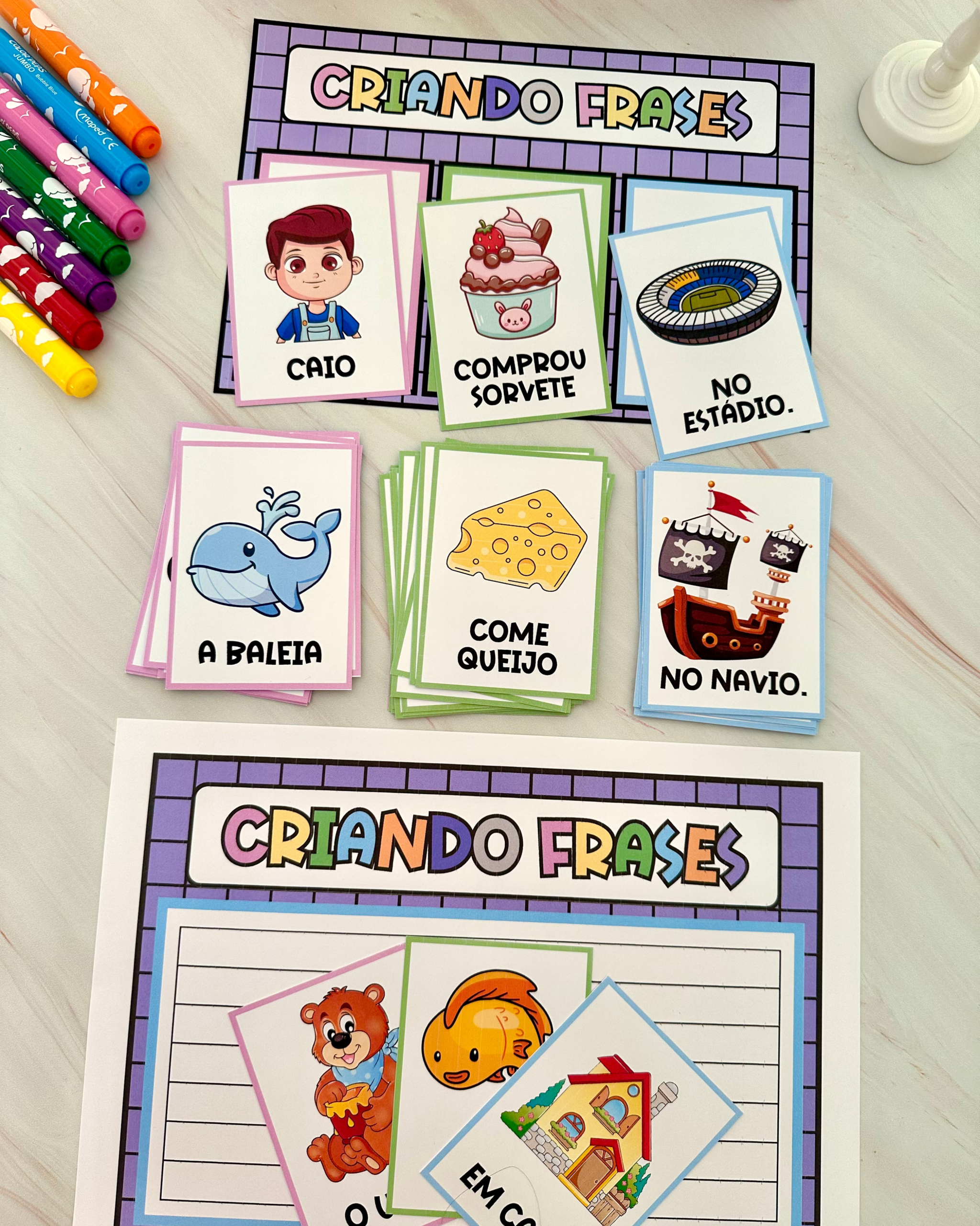 Criando Frases - Educar Recursos Pedagógicos