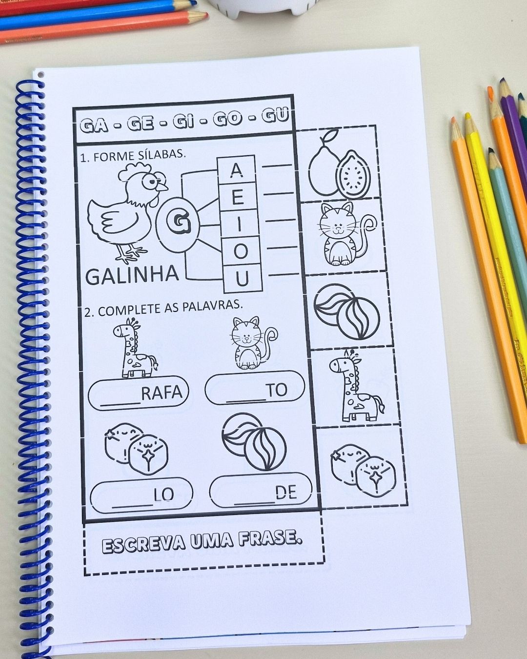 Treinando Sílabas – Sílabas Simples - Educar Recursos Pedagógicos