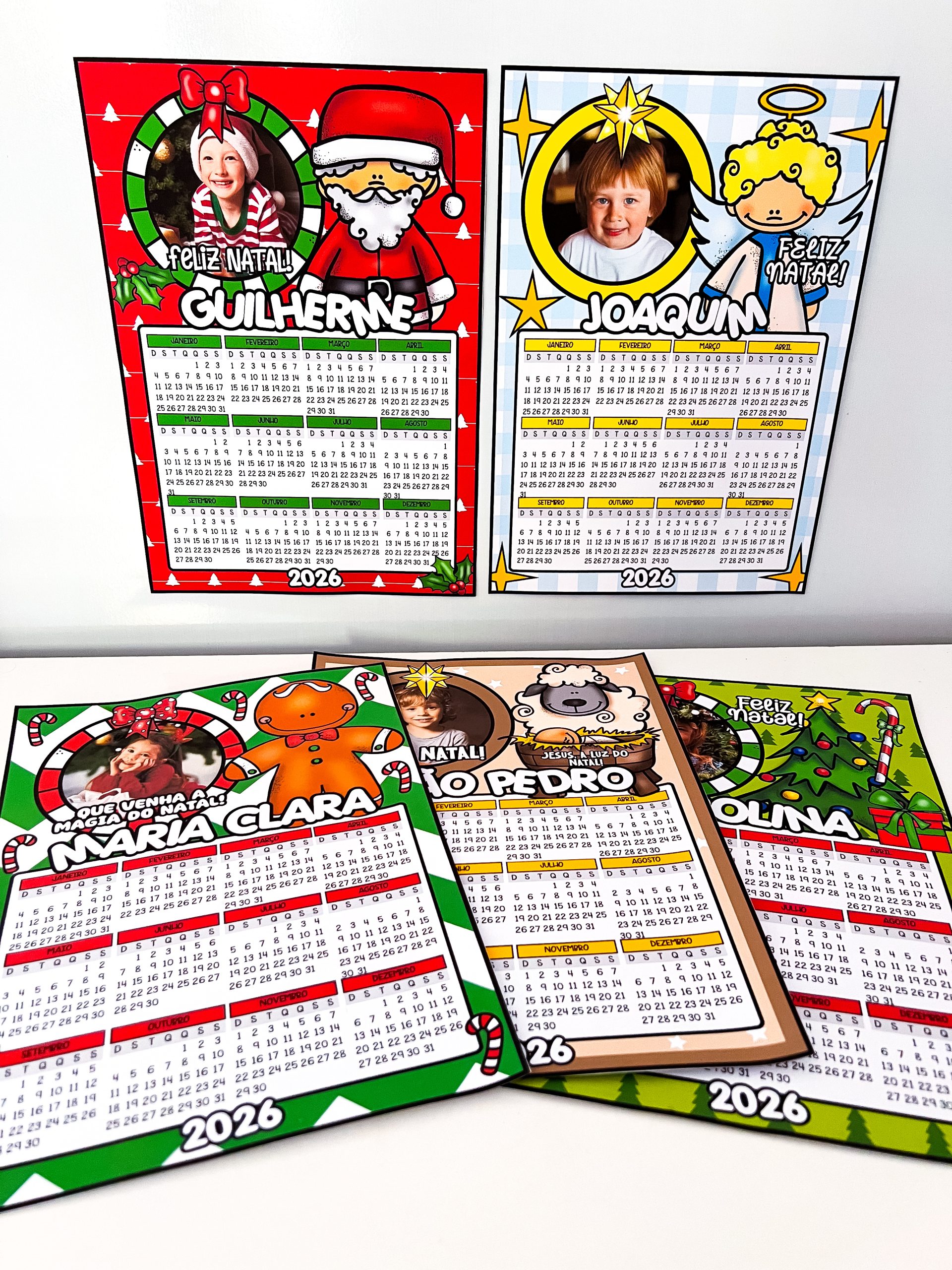 Calendários Editáveis de Natal - Educar Recursos Pedagógicos
